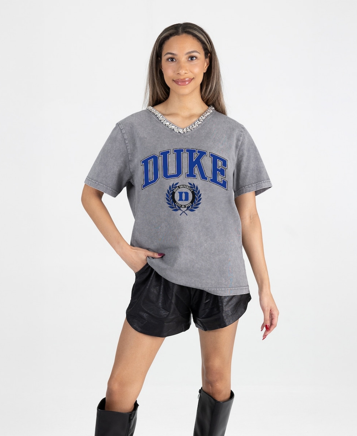 Click here for Gameday Couture Womens Gray Duke Blue Devils Iconi... prices