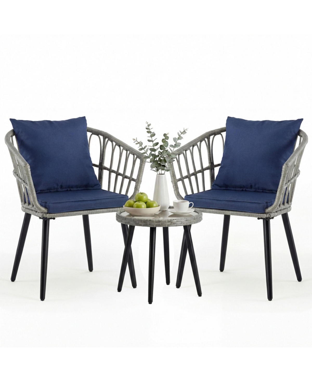Click here for Yiortwo Patio Furniture Set Rattan Chair Set with... prices