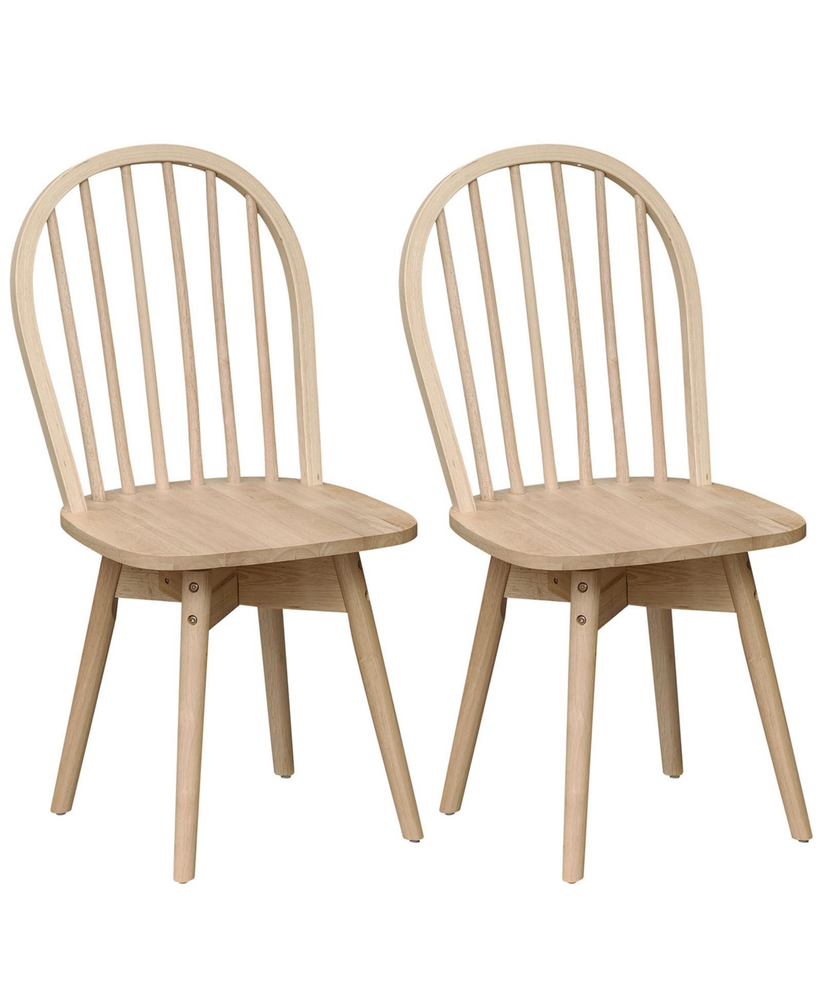 Click here for Costway Swivel Dining Chairs Farmhouse Spindle Kit... prices