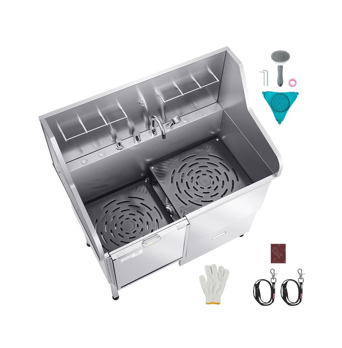 Click here for Ruie 50 inch Stainless Steel Dog Washing Station w... prices