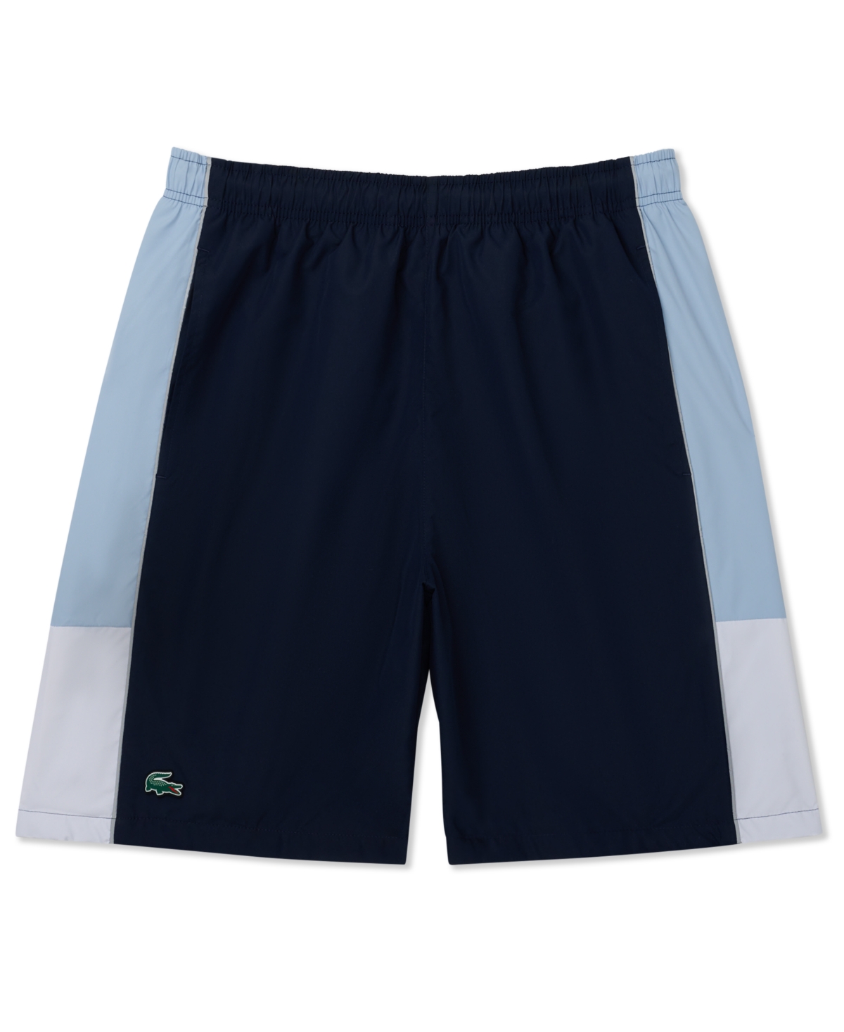 Click here for Lacoste Mens Relaxed-Fit Taffeta Shorts - Navy Blu... prices