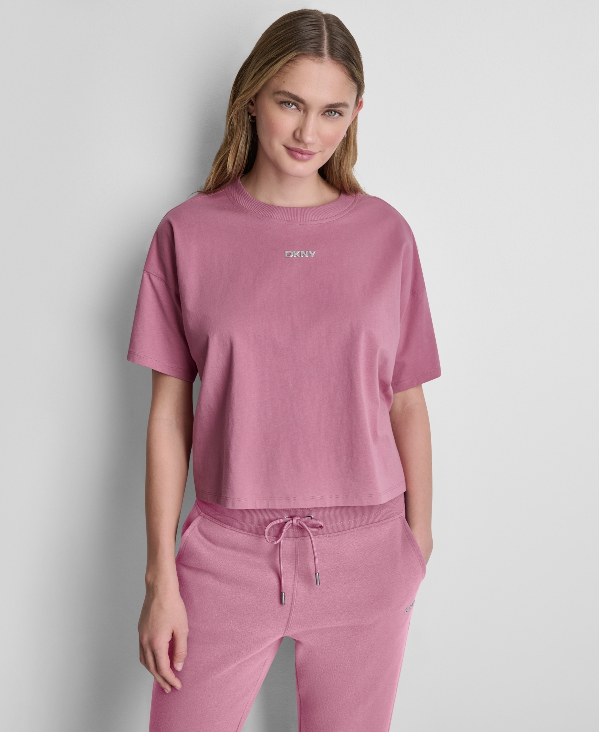 Click here for Dkny Sport Womens Metallic Bubble Logo Drop Should... prices