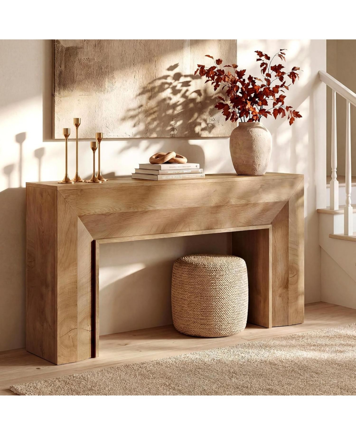 Click here for Tribesigns Farmhouse Entryway Table  63-Inch Narro... prices
