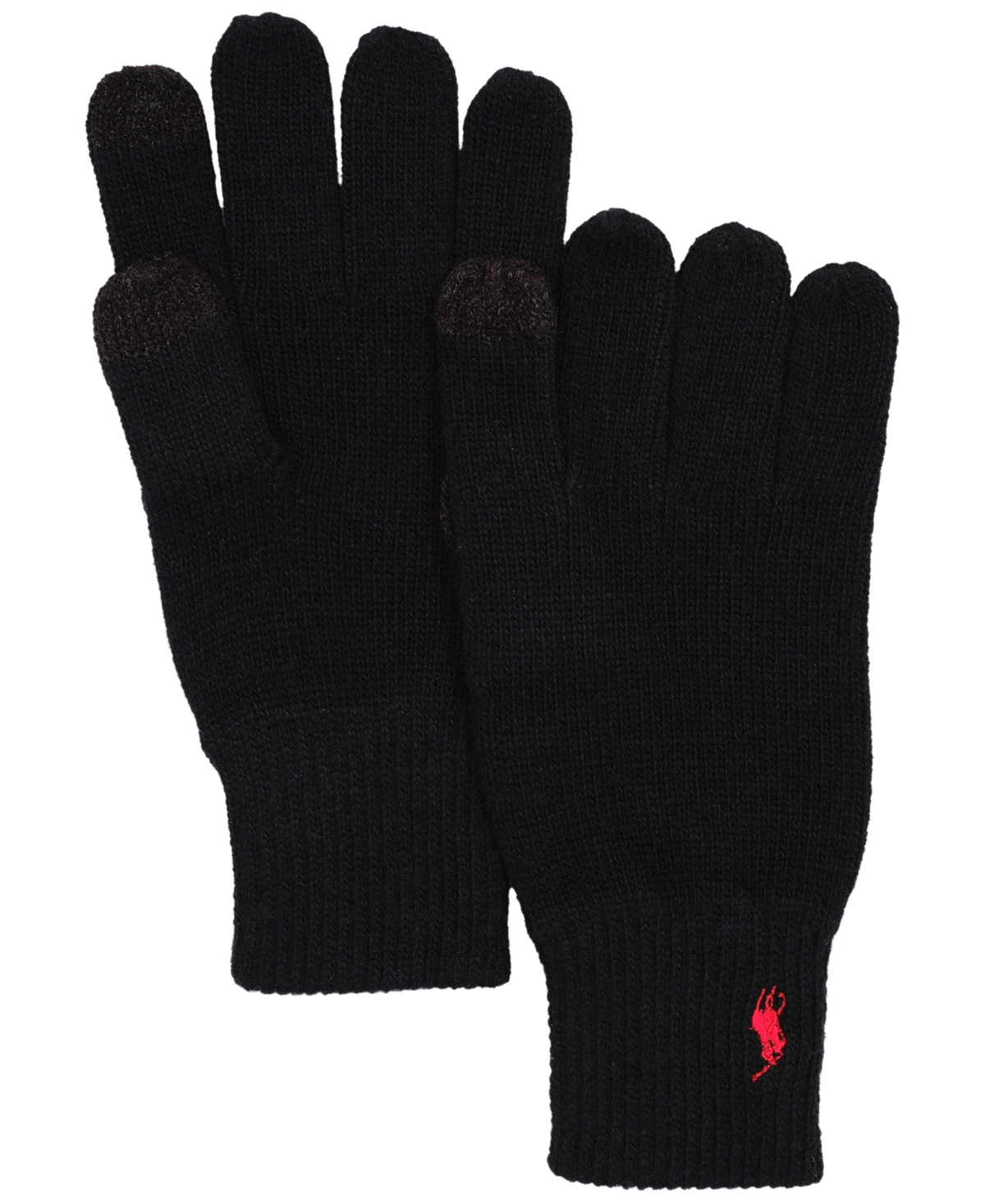 Click here for Polo Ralph Lauren Mens Knit Touch Gloves - Black prices