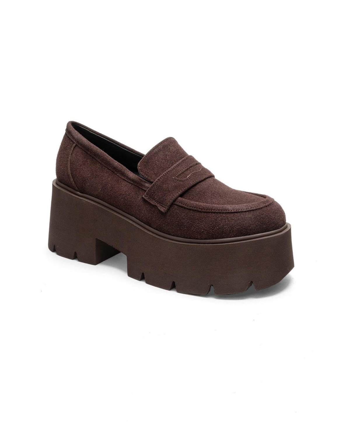 Click here for Prologue Shoes Womens Santia Chunky Platform Loafe... prices
