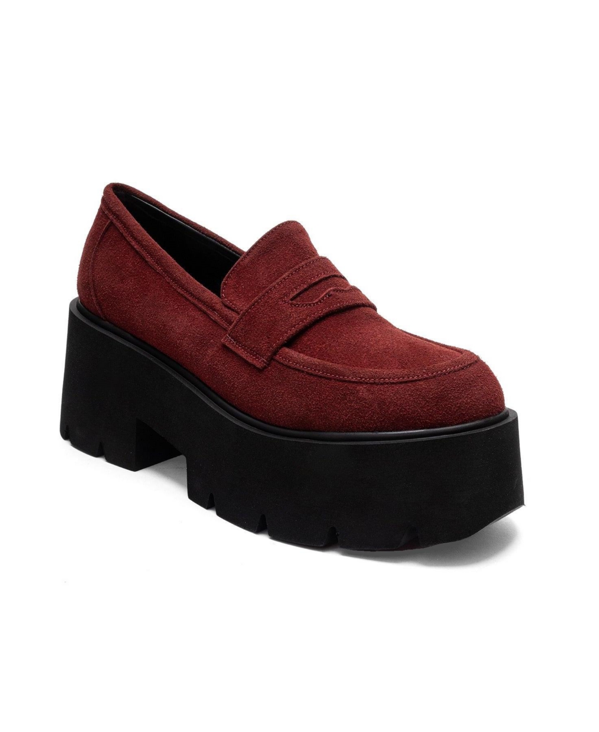 Click here for Prologue Shoes Womens Santia Chunky Platform Loafe... prices