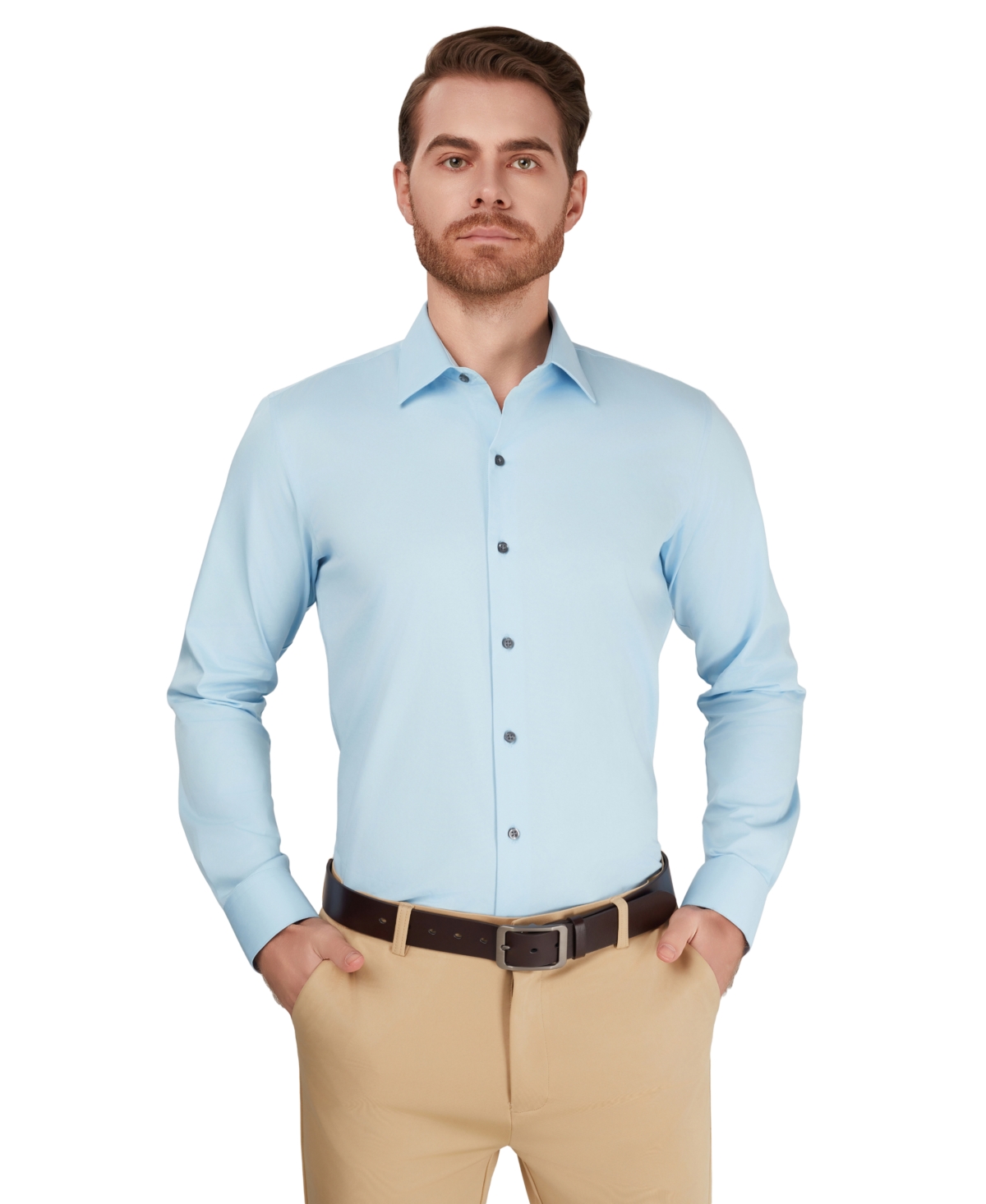 Click here for Alfani Mens Long-Sleeve Solid Dress Shirt  Macys E... prices