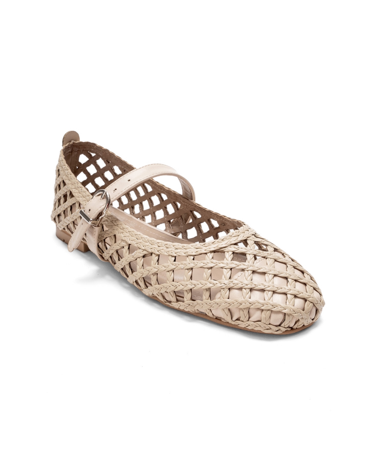 Click here for Prologue Shoes Womens Doux Woven Ballet Flat - Bei... prices
