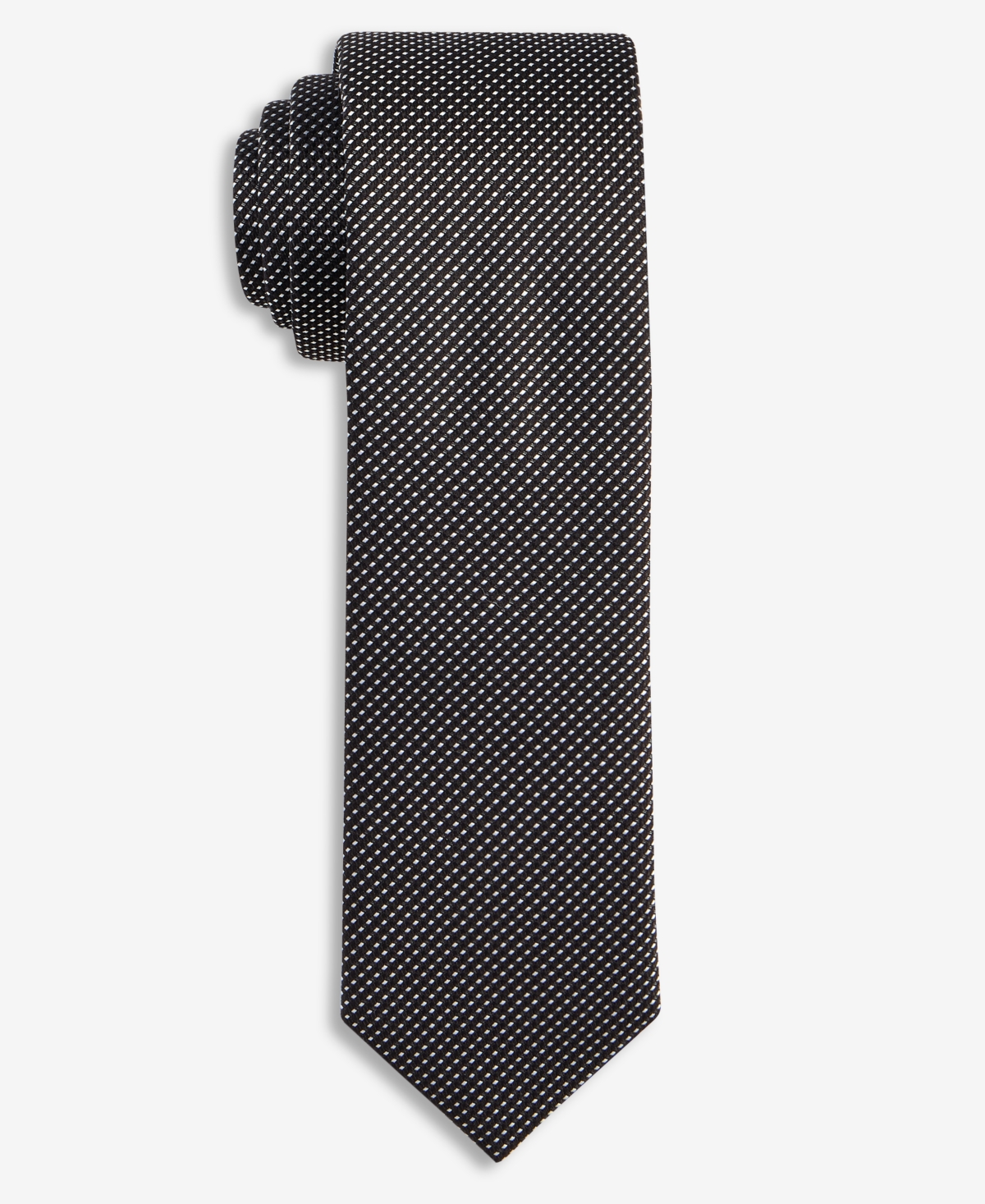 Click here for Boss by Hugo Boss Mens Neat Silk Skinny Tie - Blac... prices