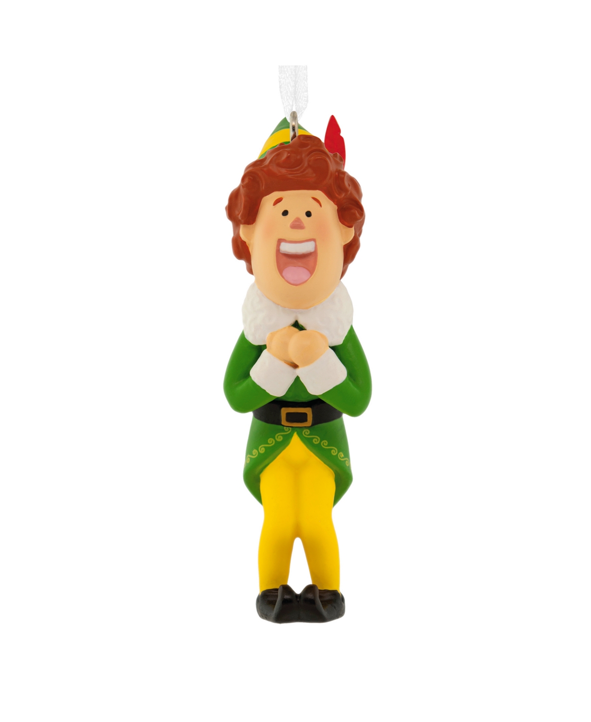 Click here for Hallmark Christmas Ornament Elf Buddy the Elf Exci... prices