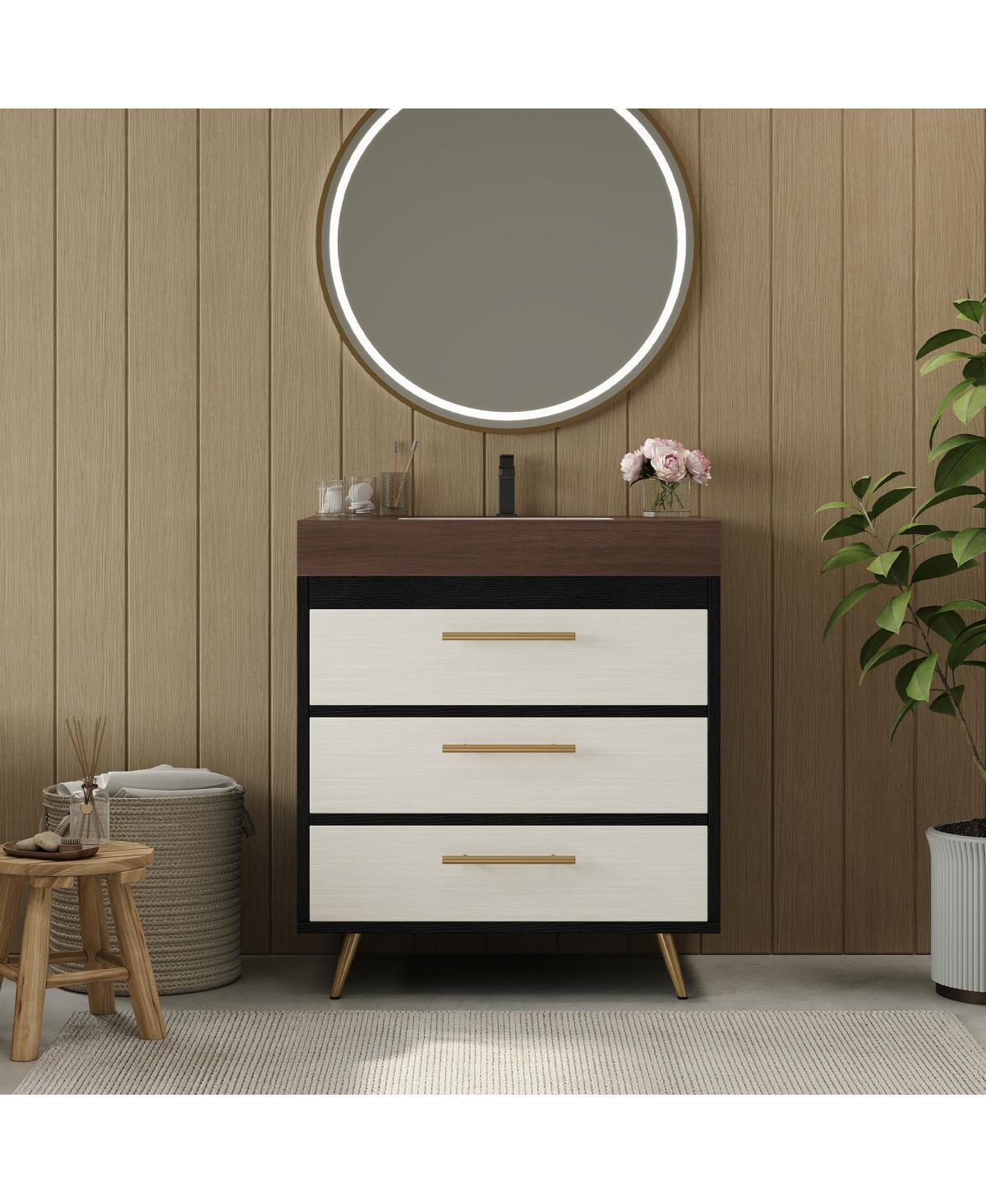 Click here for Sillysis Freestanding Bathroom Vanity with Sintere... prices