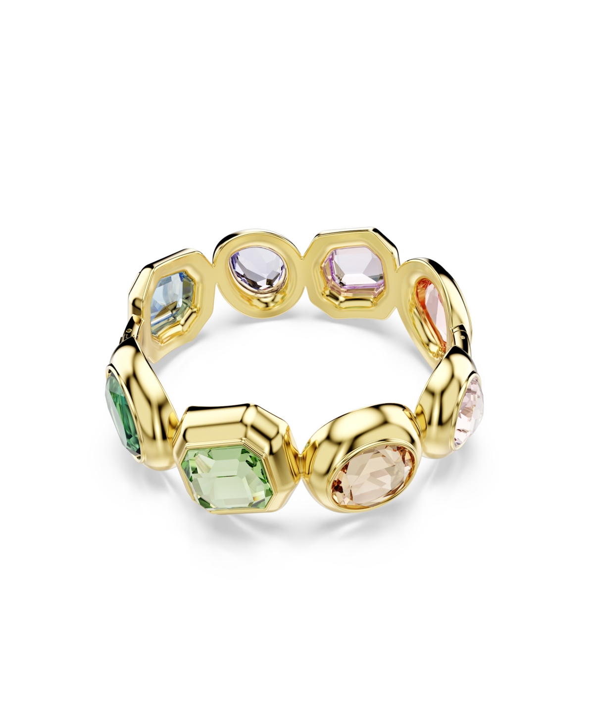 Click here for Swarovski Gold-Tone Plated Gema Cuff Bracelet - Op... prices
