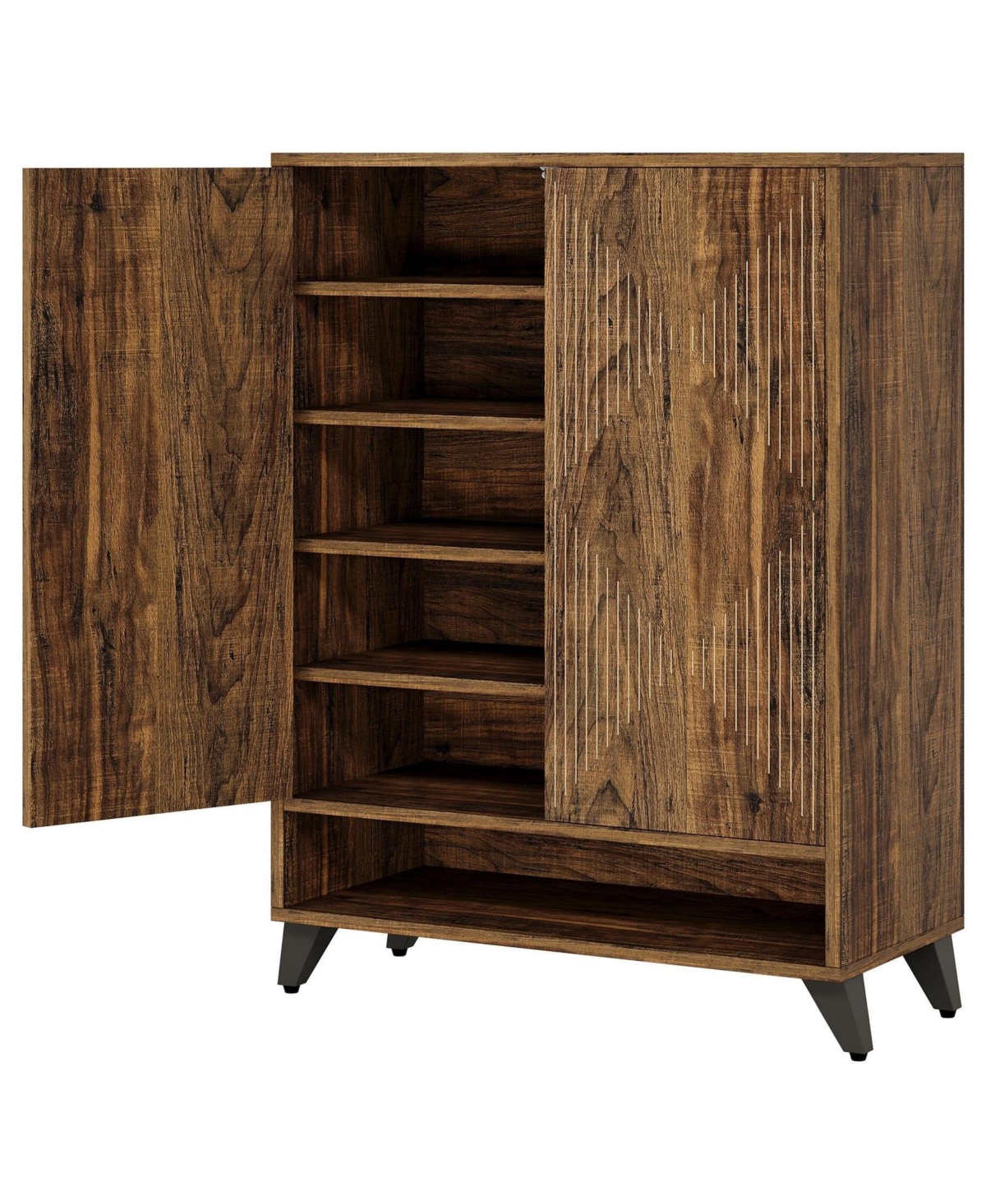 Click here for Slickblue Wood Shoe Cabinet with 6 Tier Adjustable... prices