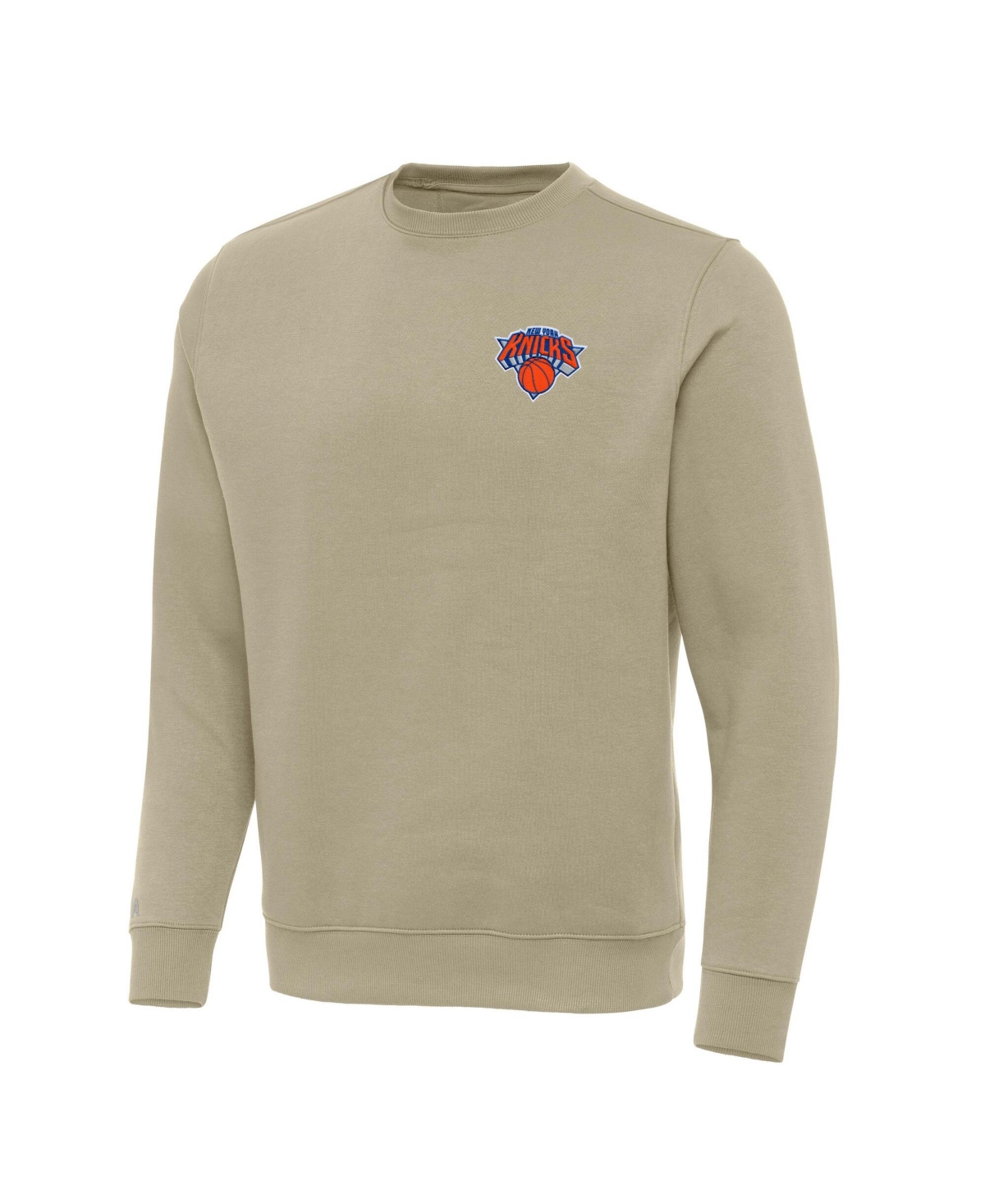 Click here for Antigua Mens Khaki New York Knicks Victory Crewnec... prices