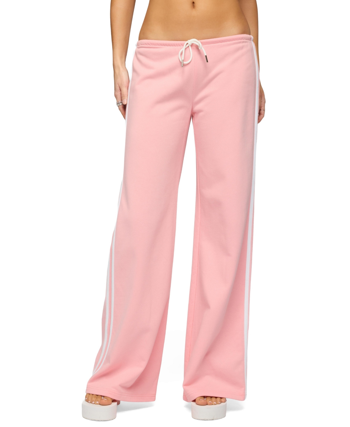 Click here for Edikted Womens Cammile Contrast Stripe Sweatpants... prices