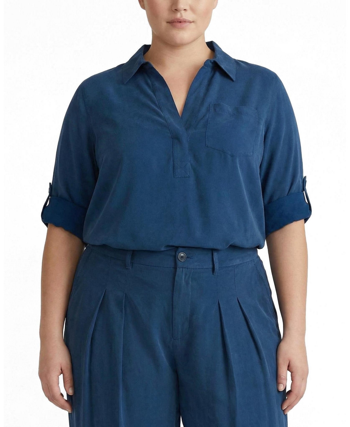 Click here for Universal Standard Plus Size Button Back Stretch C... prices