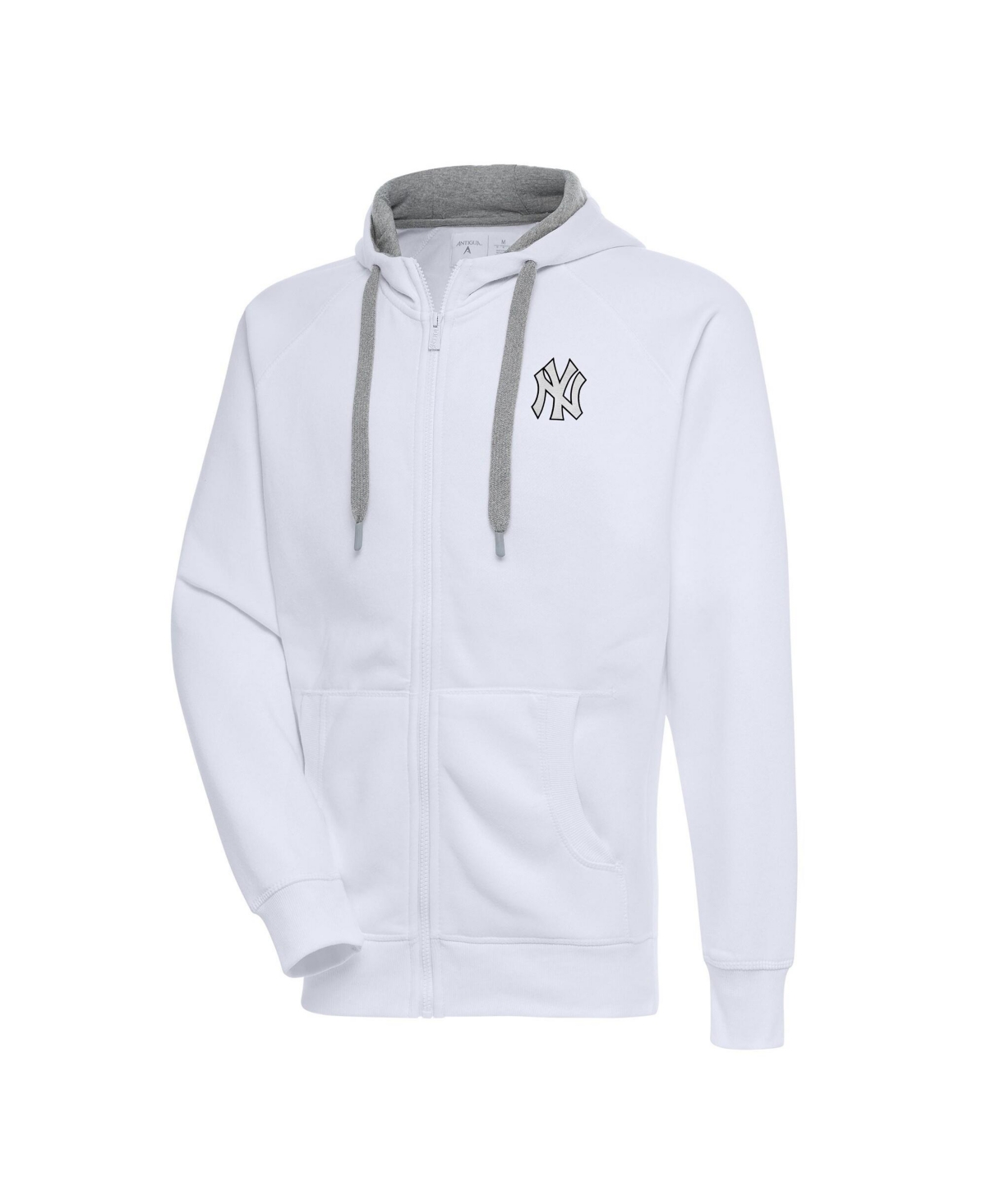 Click here for Antigua Mens White New York Yankees Metallic Victo... prices