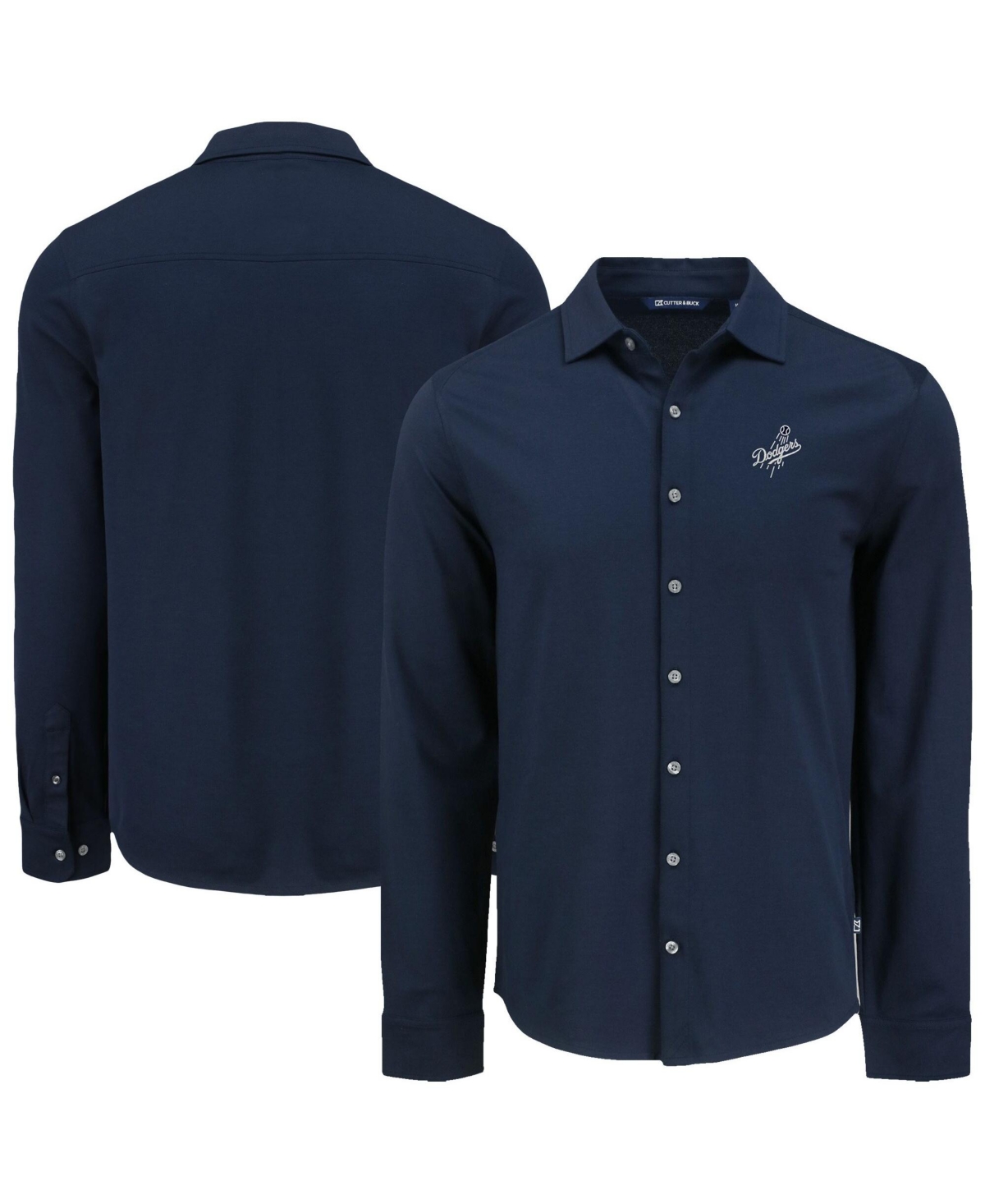 Click here for Cutter & Buck Mens Navy Los Angeles Dodgers Knitte... prices