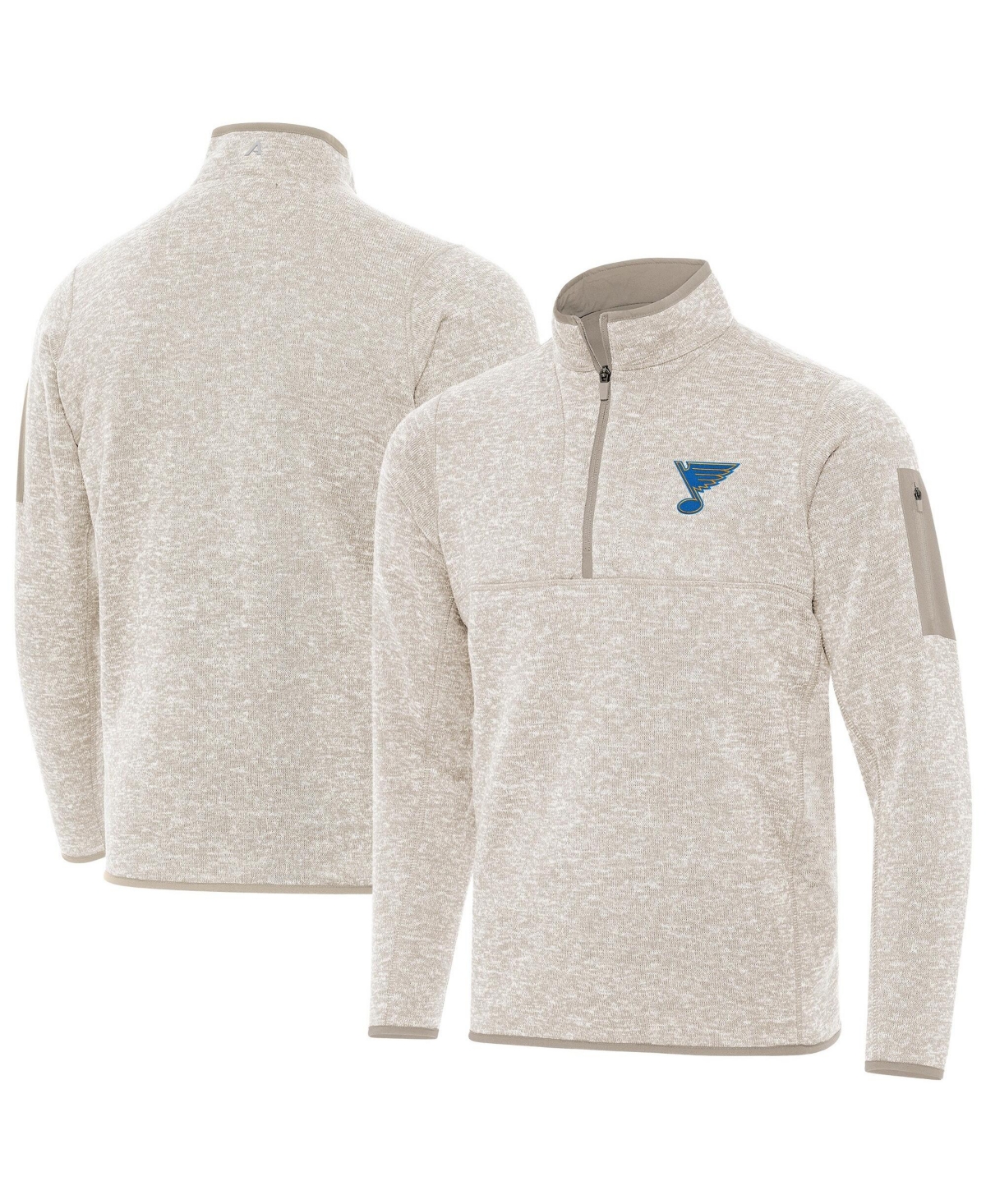 Click here for Antigua Mens Oatmeal St. Louis Blues Fortune Quart... prices