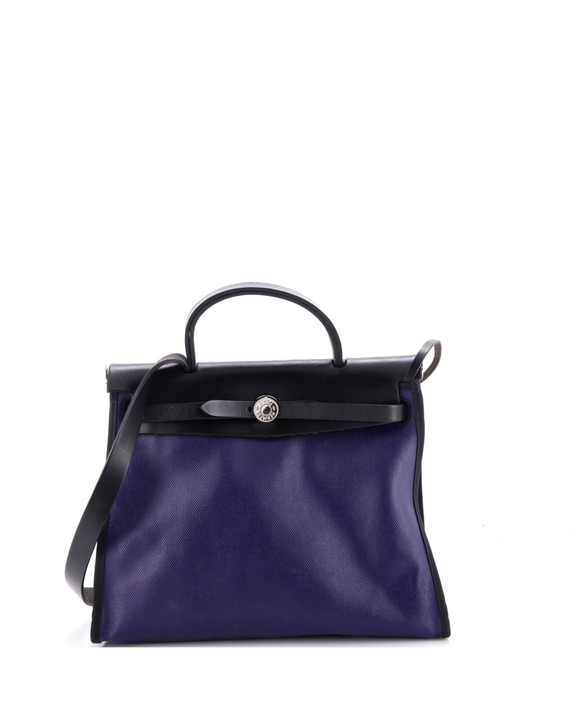 Click here for Pre-Owned HERMES 31 Herbag Zip Berline Vache Canva... prices