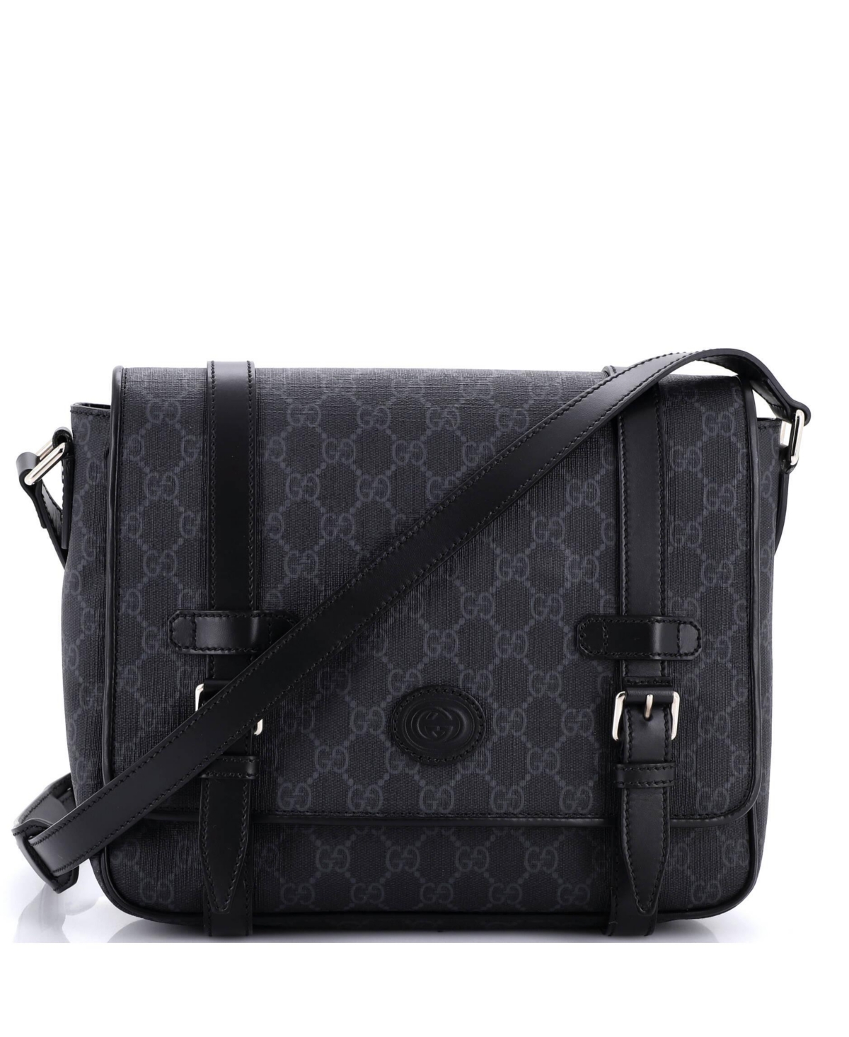 Click here for Pre-Owned Gucci Medium Interlocking G Patch Messen... prices