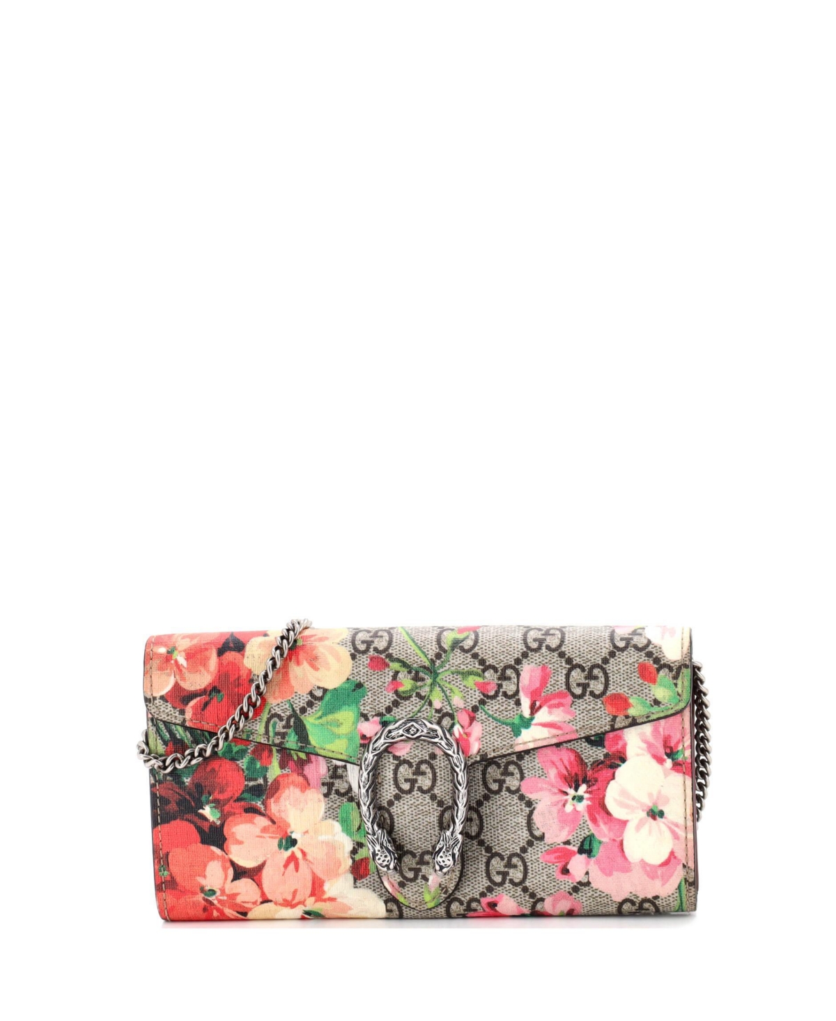 Click here for Pre-Owned Gucci Long Dionysus Chain Wallet Blooms... prices