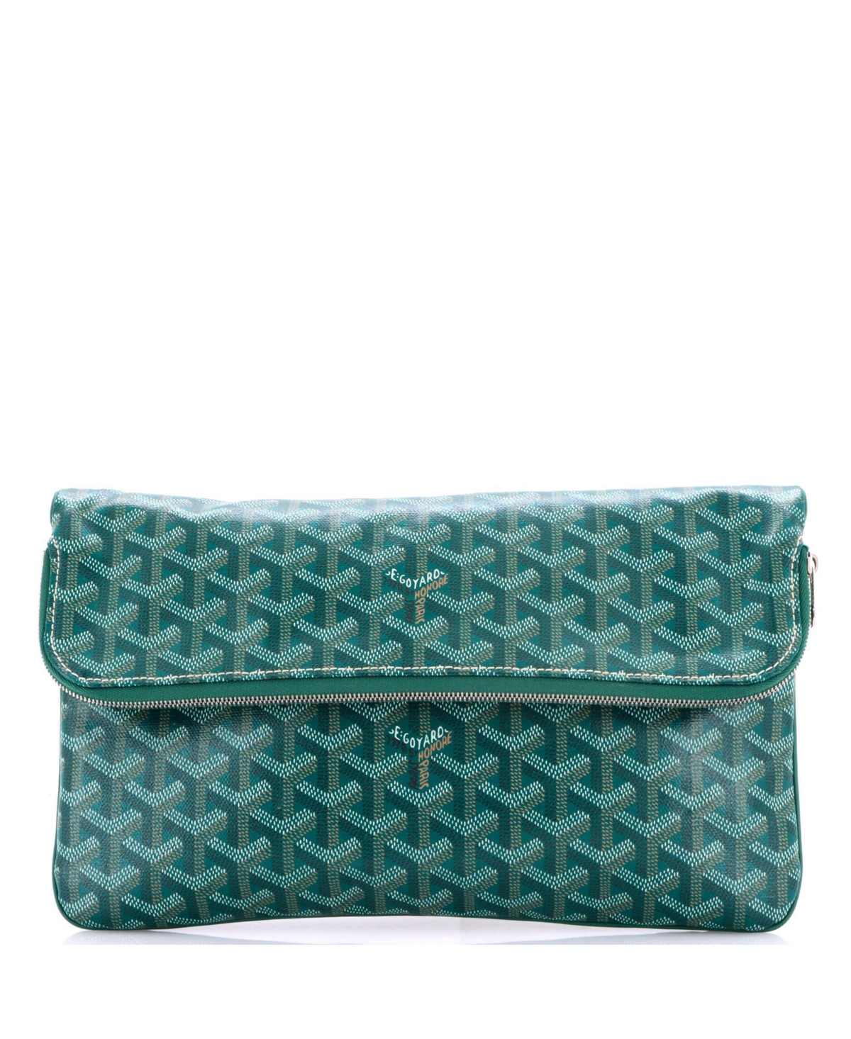 Click here for Pre-Owned Goyard Saint Marie Clutch Coated Canvas... prices