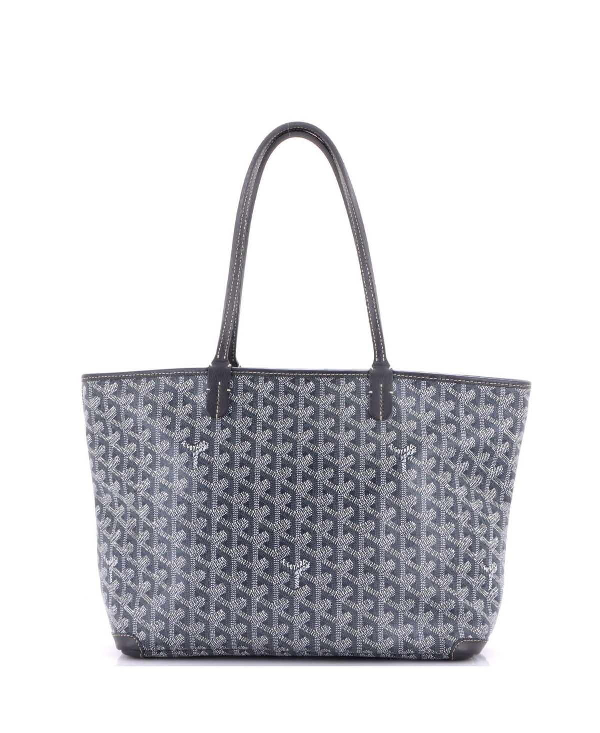 Click here for Pre-Owned Goyard Pm Artois Tote Coated Canvas - Gr... prices
