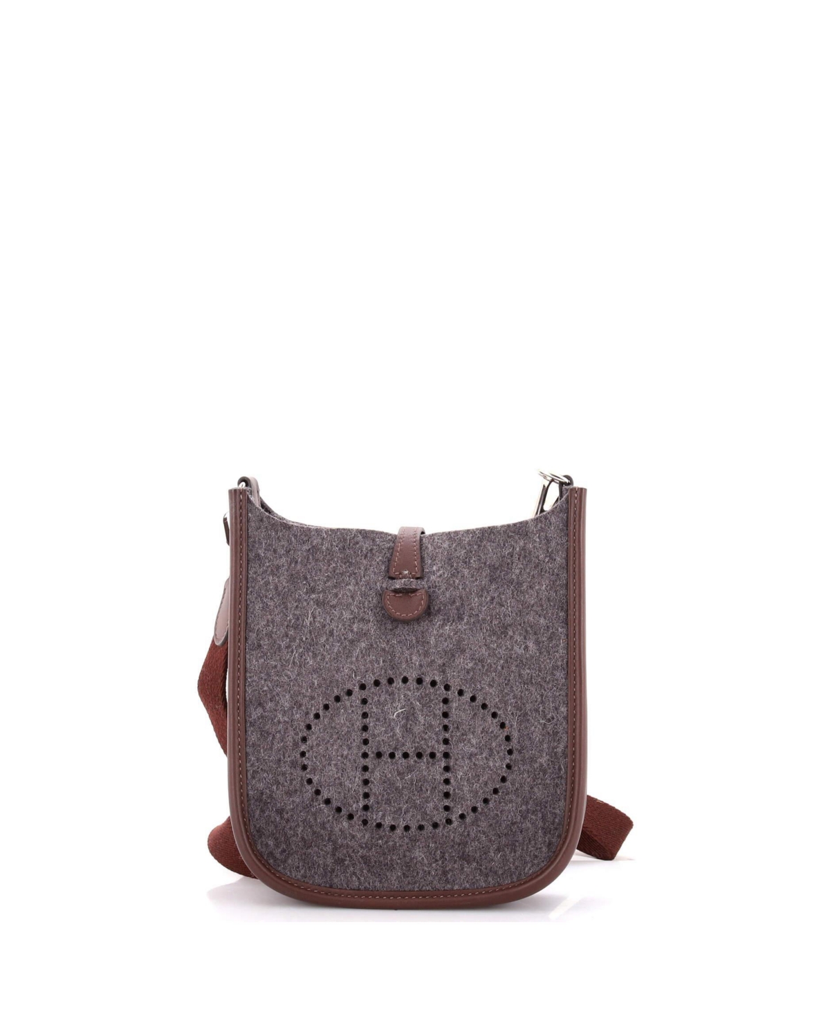 Click here for Pre-Owned HERMES Tpm Evelyne Bag Gen Iii Felt - Gr... prices