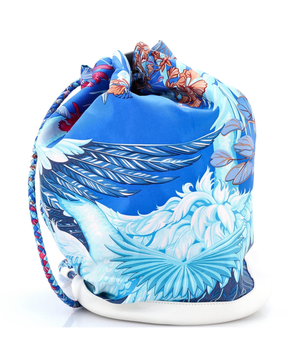 Click here for Pre-Owned HERMES Medium Soie Cool Handbag Printed... prices
