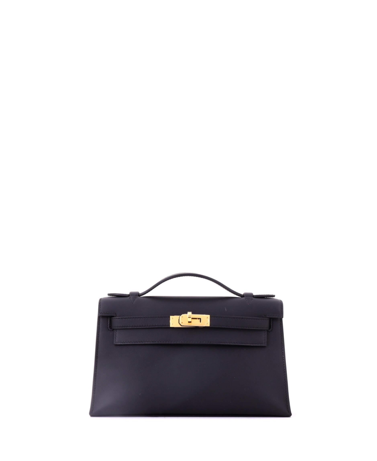Click here for Pre-Owned HERMES Kelly Pochette Swift - Black prices