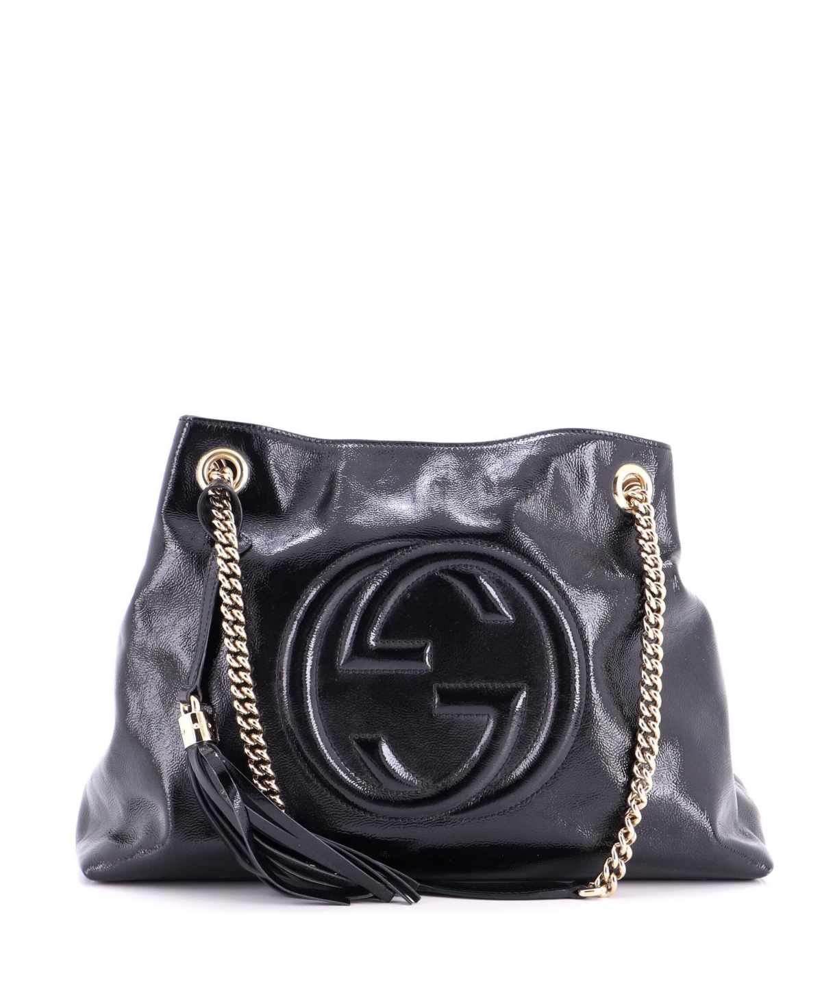 Click here for Pre-Owned Gucci Medium Soho Chain Strap Shoulder B... prices