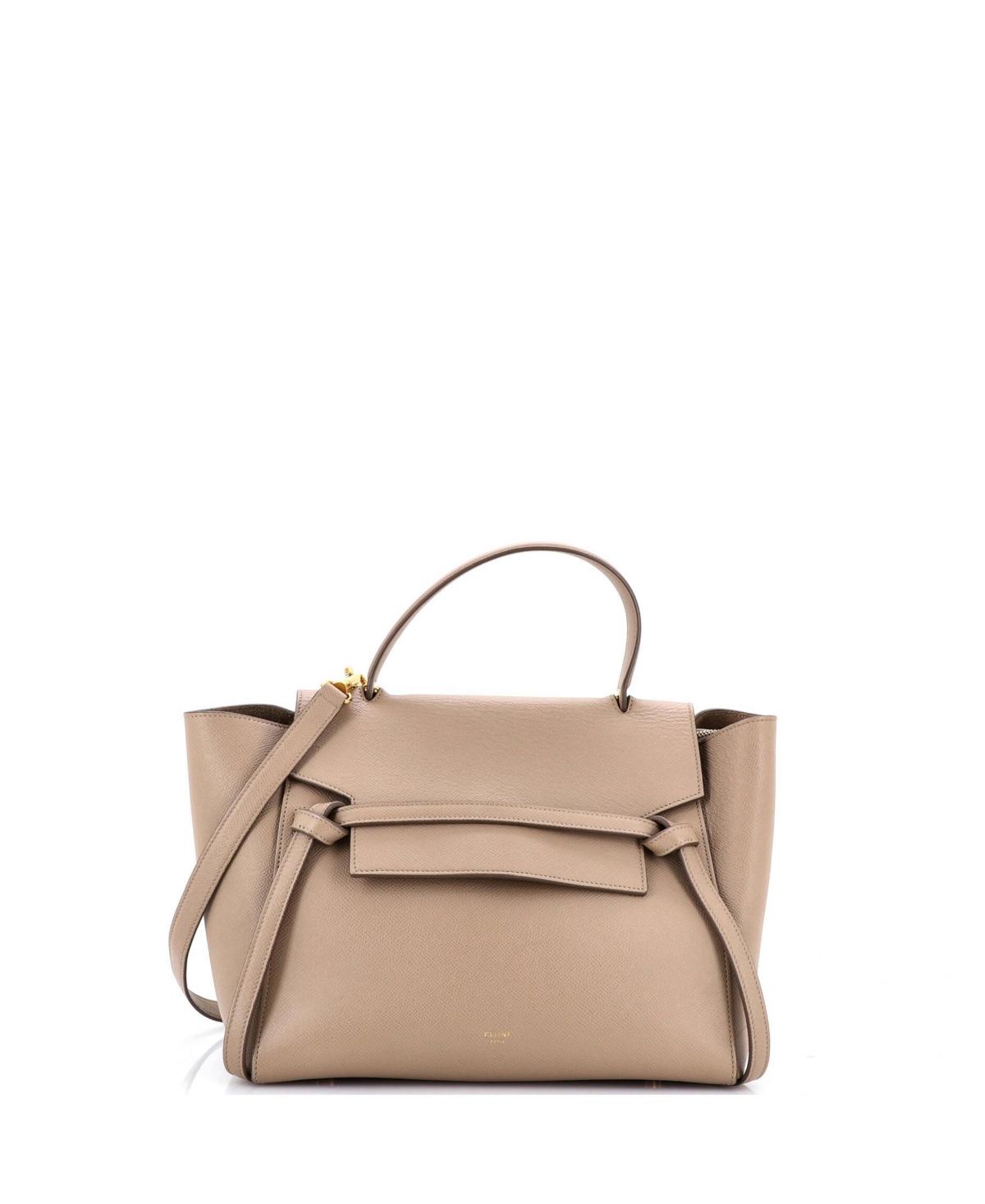 Click here for Pre-Owned Celine Mini Belt Bag Textured Leather -... prices