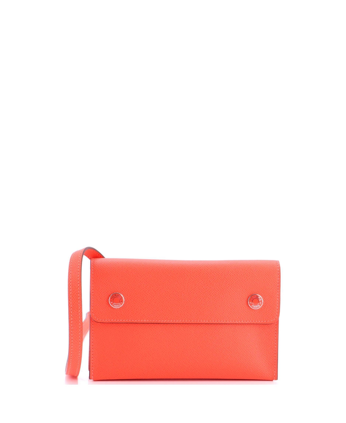 Click here for Pre-Owned HERMES Hermesnap Wallet Bag Epsom - Oran... prices