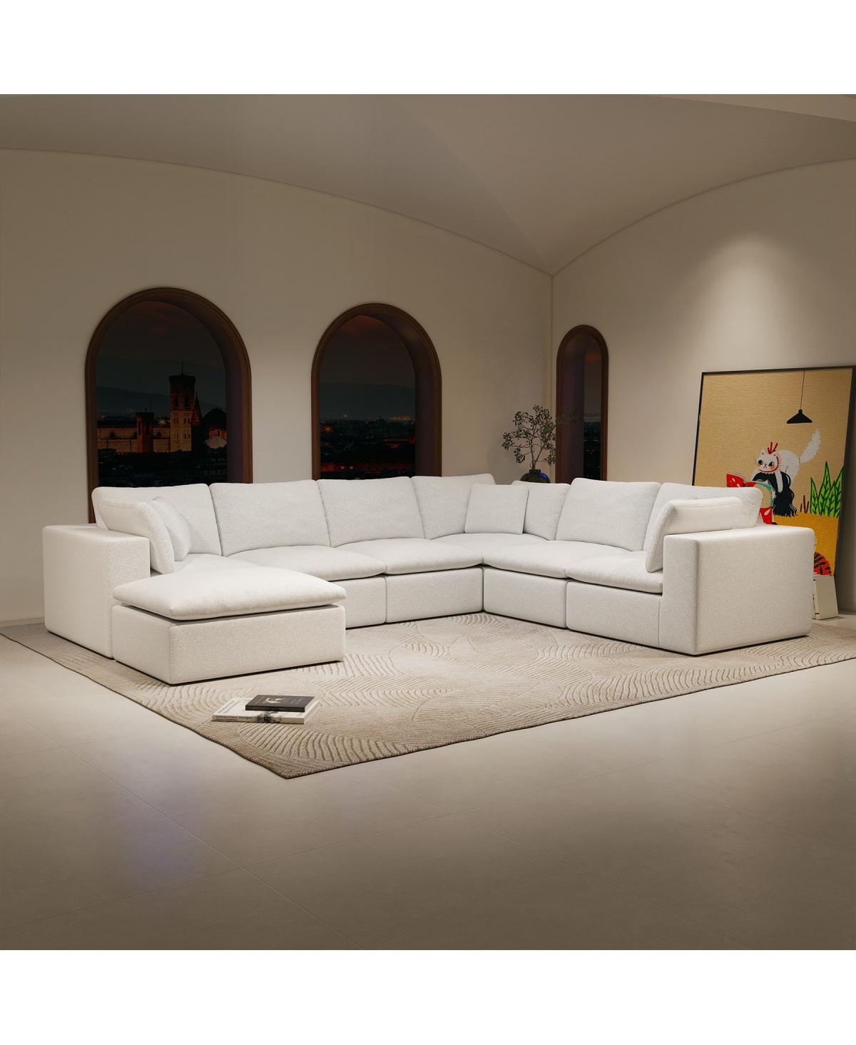 Click here for Streamdale Furniture 7Pieces Modular Sectional Sof... prices
