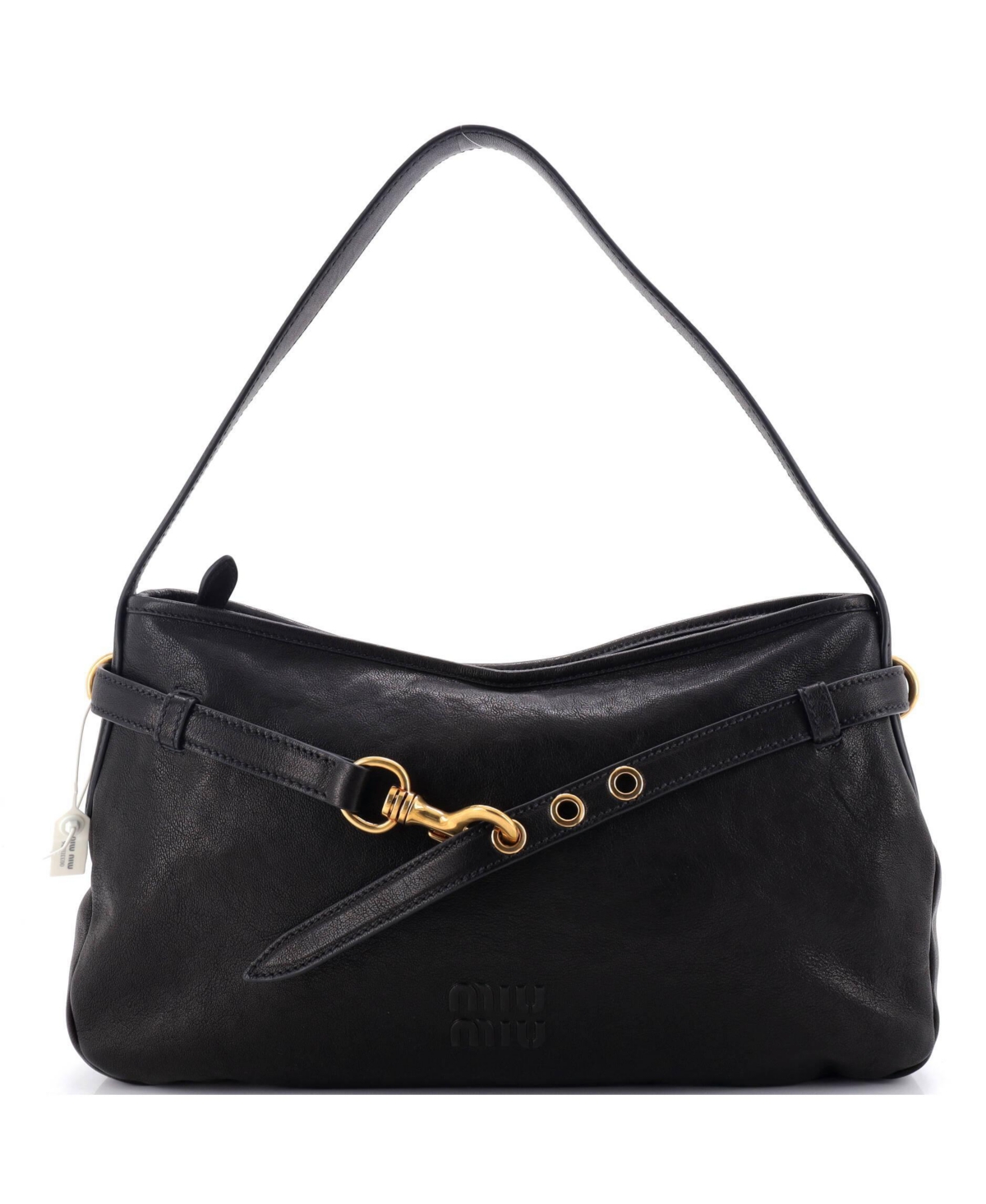 Click here for Pre-Owned Miu Miu Regular Aventure Shoulder Bag Le... prices