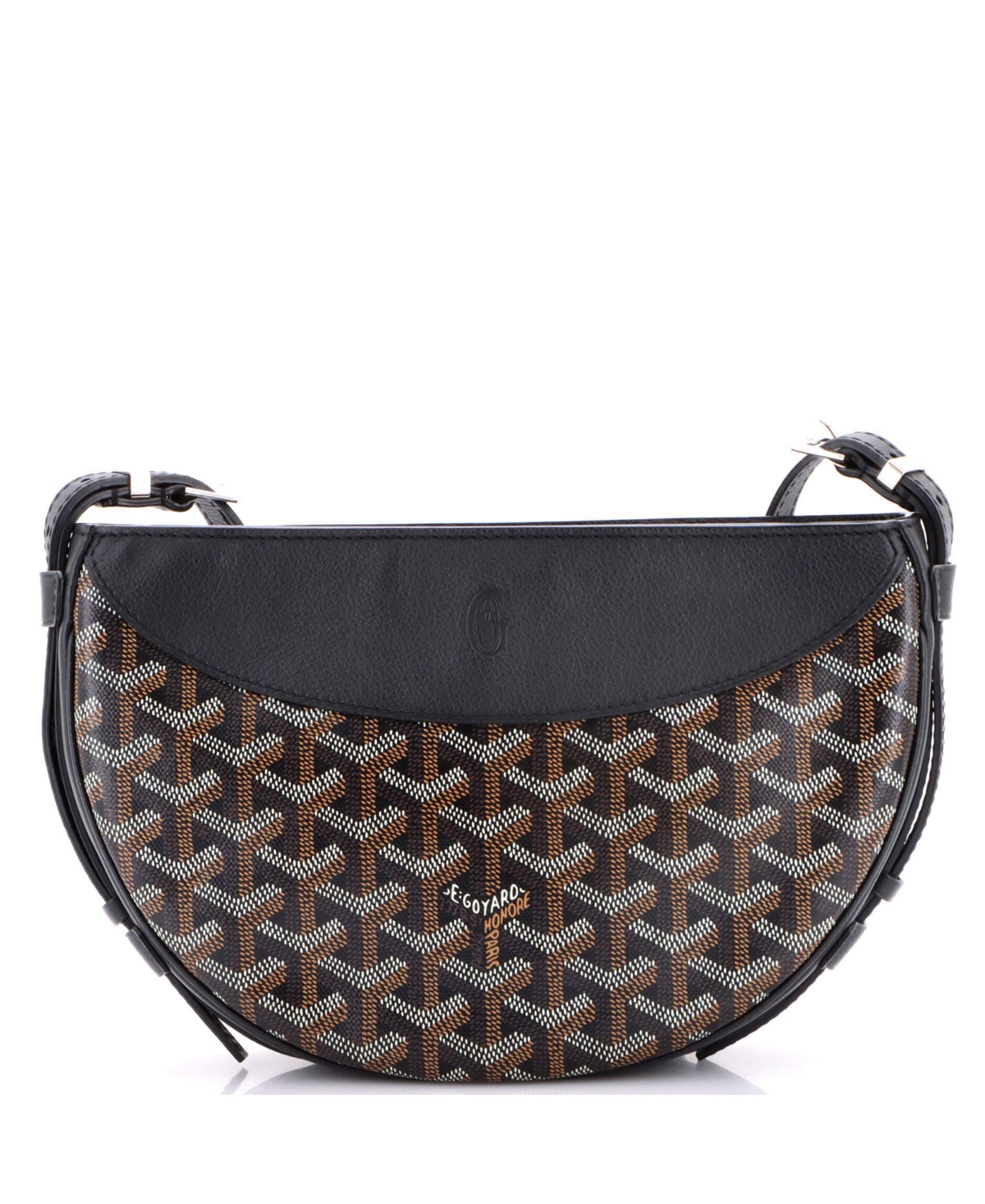 Click here for Pre-Owned Goyard Hirondelle Shoulder Bag Coated Ca... prices