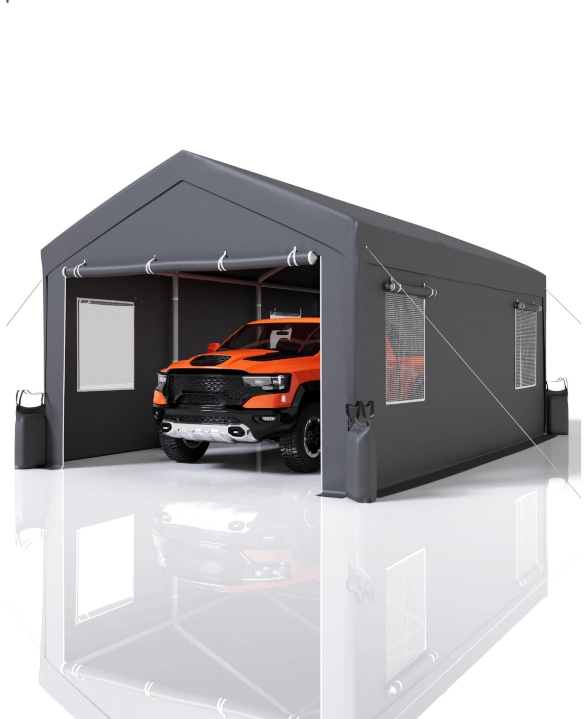 Click here for Heavy Duty Portable Carport Garage - Reinforced St... prices