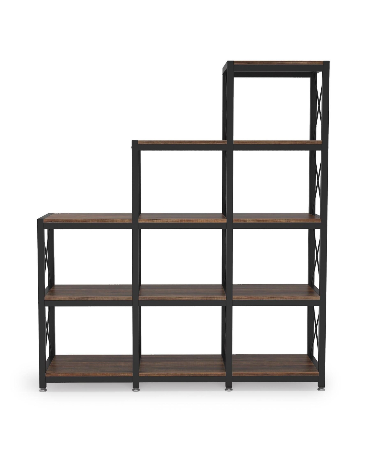 Click here for Slickblue L Shaped Ladder Bookshelf with 9 Cubes a... prices