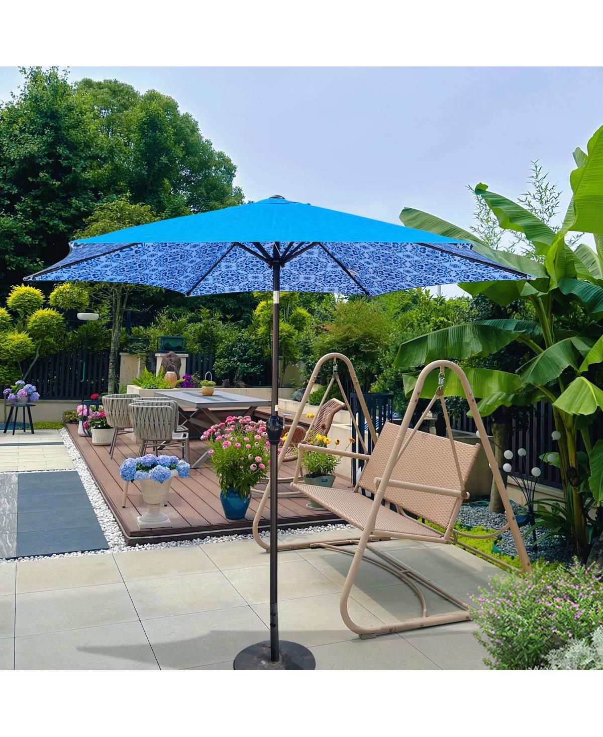 Click here for Streamdale Furniture 9FT Umbrella Ice Pattern - Pa... prices