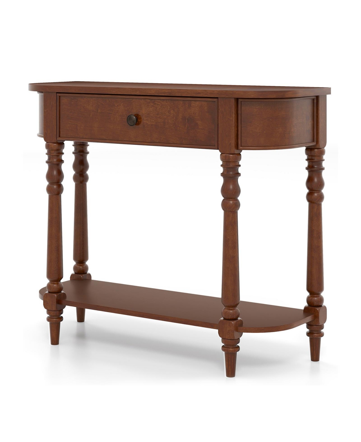 Click here for Slickblue 2-Tier Wooden Entryway Console Table for... prices