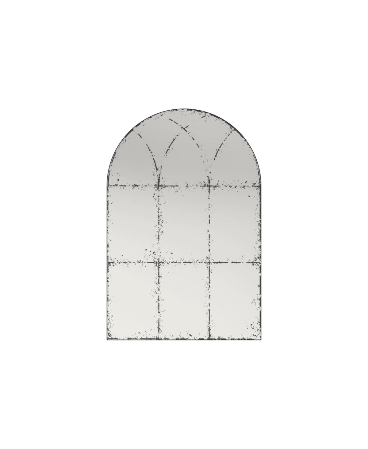 Click here for Phying Semicircular Wall Mounted Mirror Rustic Dec... prices