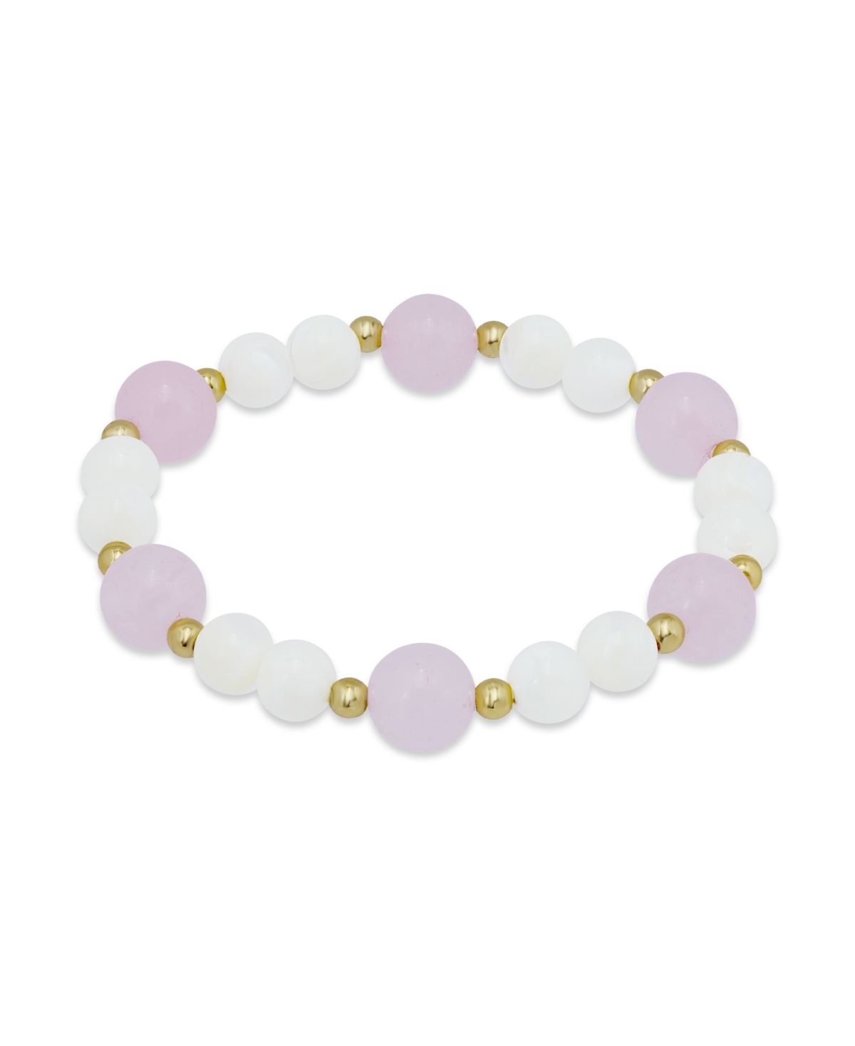 Click here for Macys 14k Gold-Plated Over Brass Rose Quartz Beads... prices