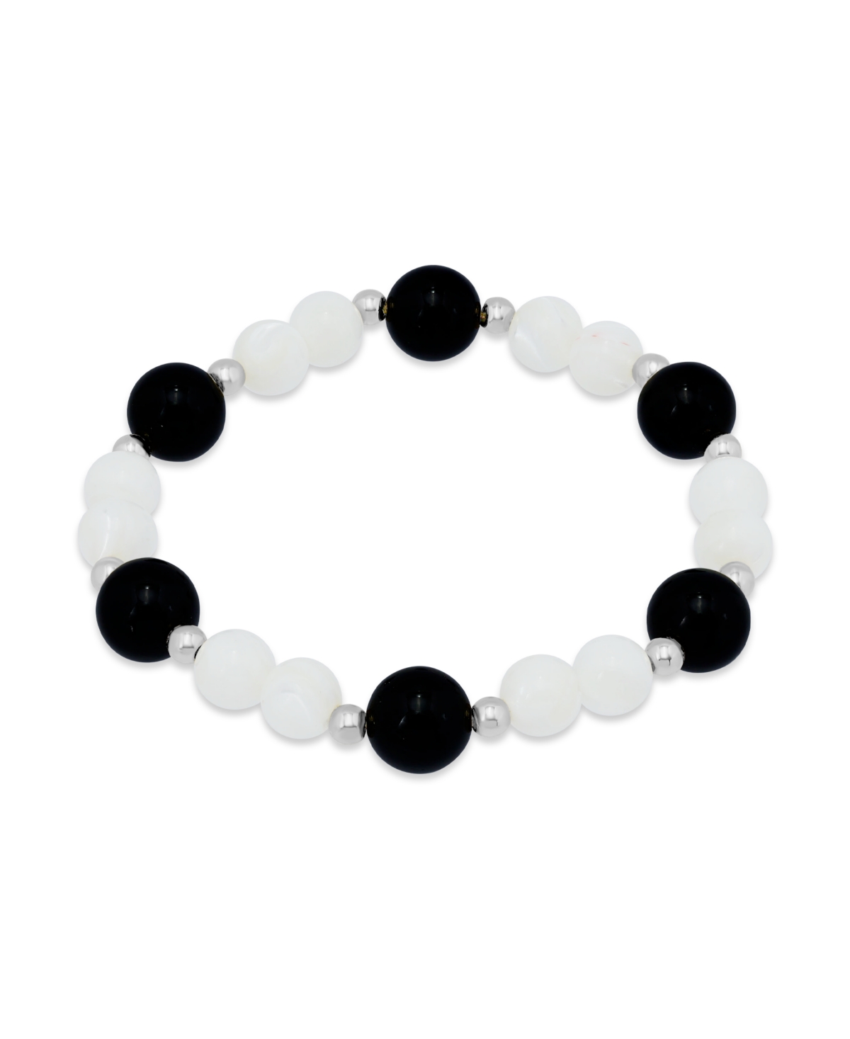 Click here for Macys 14k Gold-Plated Over Brass Onyx Beads Imitat... prices