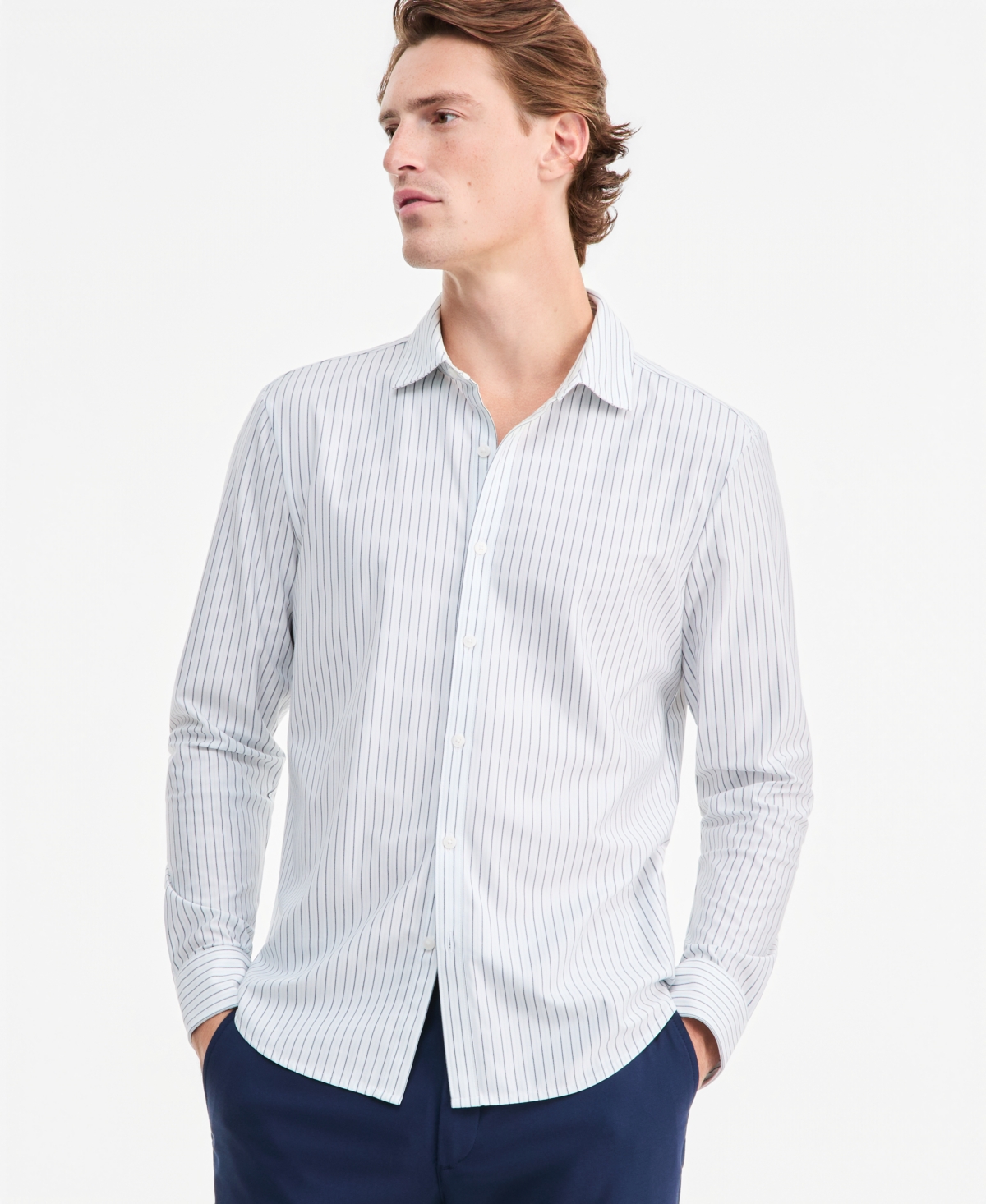 Click here for Alfani Mens Edge Tech Long-Sleeve Shirt  Macys Exc... prices