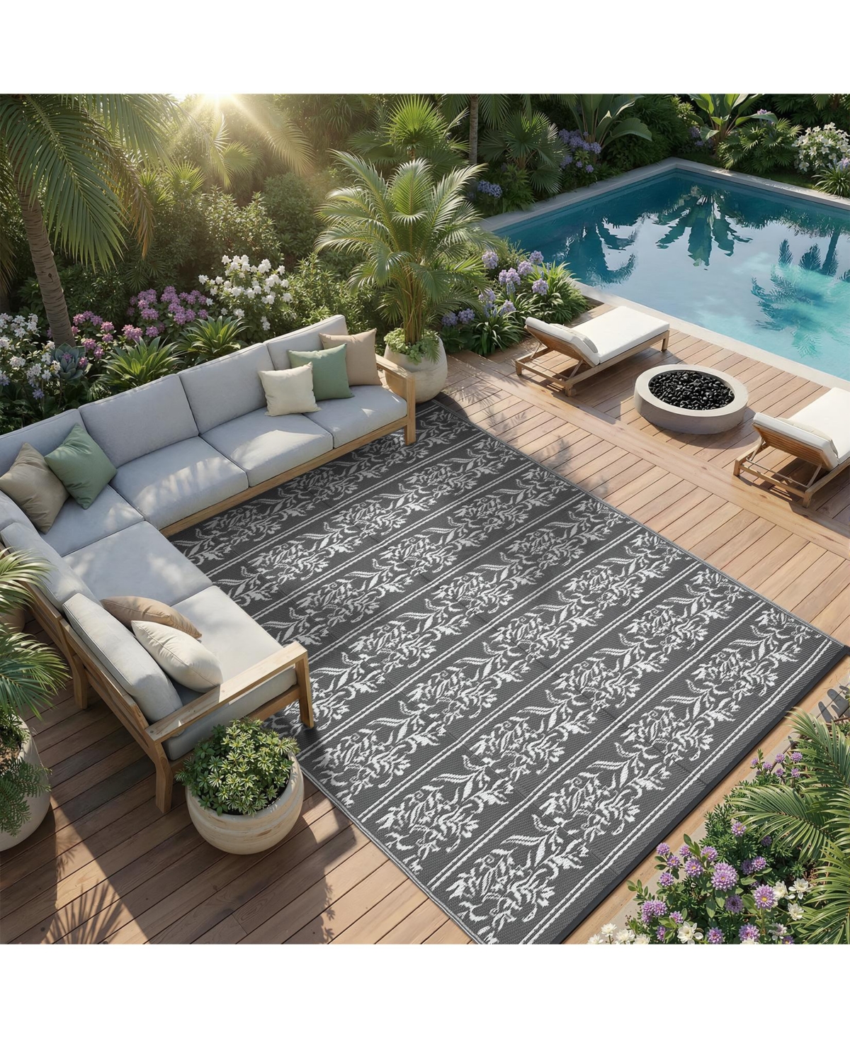 Click here for gaomon Outdoor Rug  Reversible Waterproof Plastic... prices