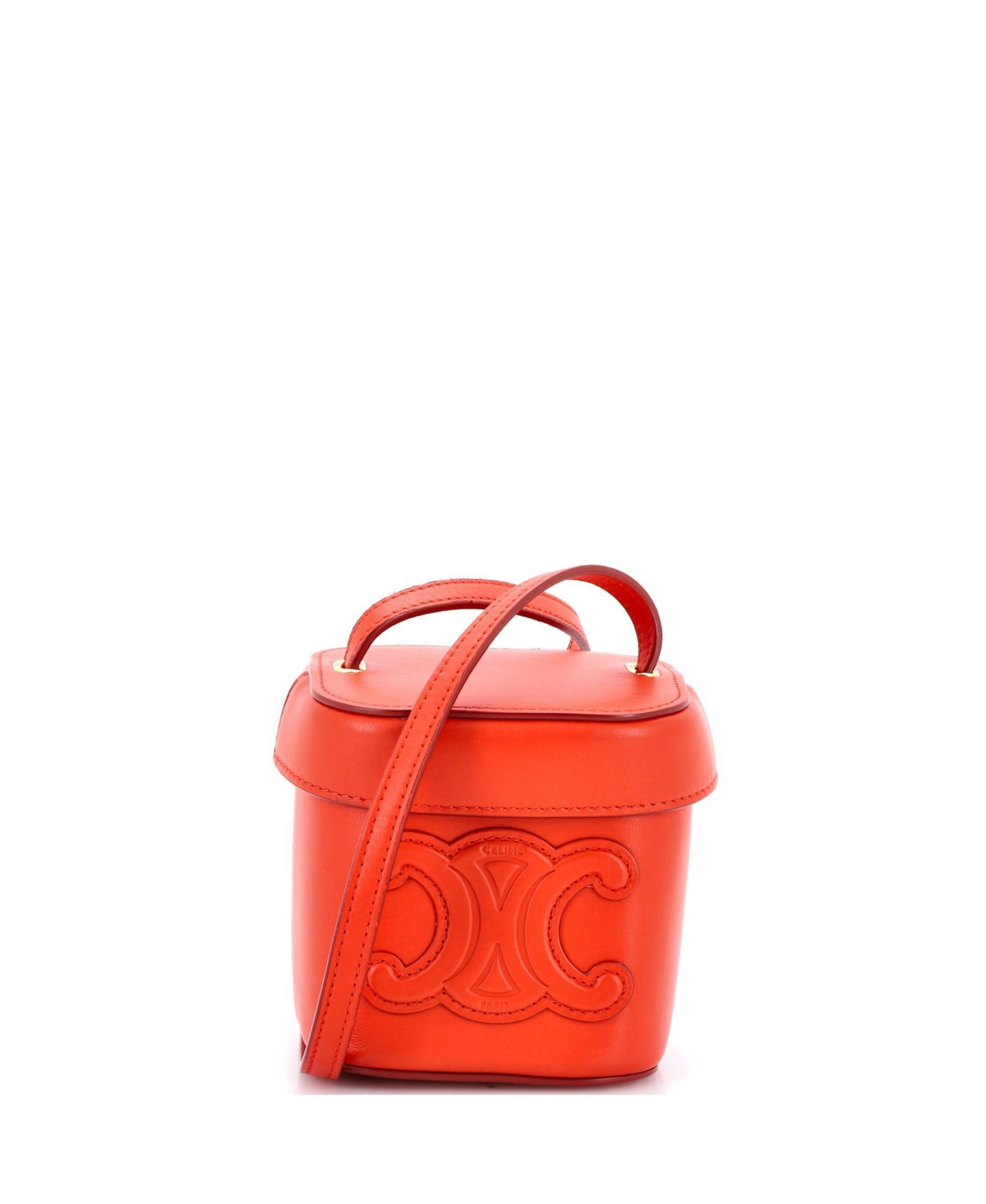 Click here for Pre-Owned Celine Small Cuir Triomphe Box Bag Leath... prices