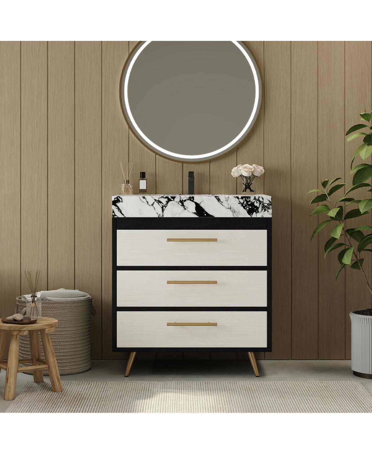 Click here for Sillysis Freestanding Bathroom Vanity with Sintere... prices
