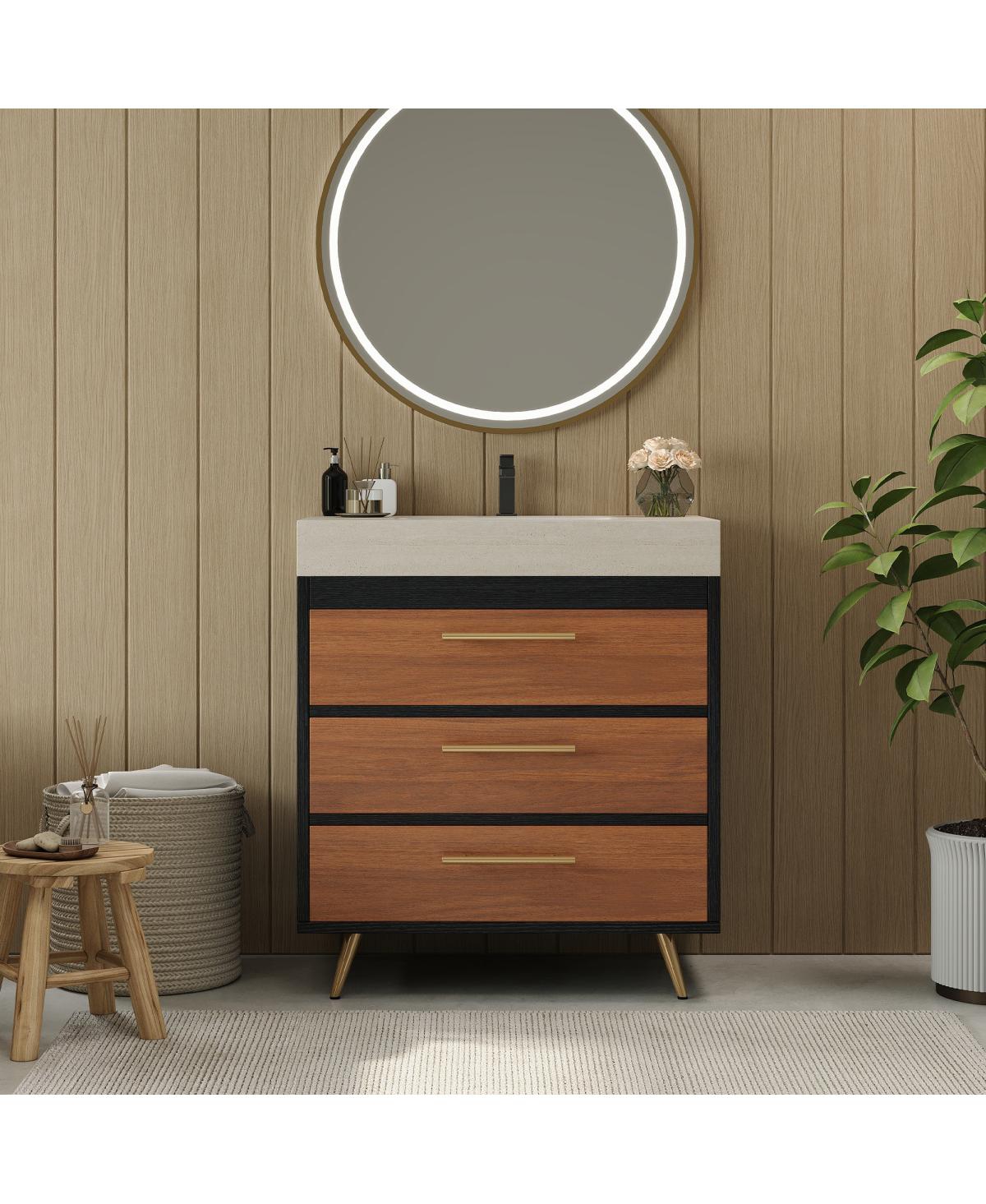 Click here for Sillysis Freestanding Bathroom Vanity with Sintere... prices