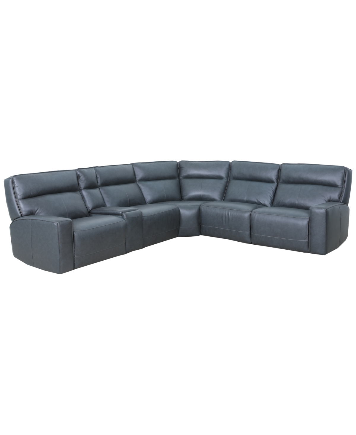 Click here for Zackary 6-Piece L Shape Leather Sectional with 3 P... prices